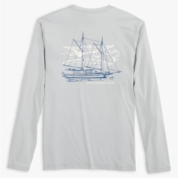 Southern Tide | Shirts | Sail Boat Schematic Design Long Sleeve ...